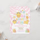 One Groovy Chick Spring Daisy 1st Birthday Party Invitation | Zazzle