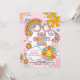 One Groovy Girl 70s Flower Power Rainbow Birthday Invitation | Zazzle