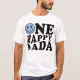 One Happy Dada | Blue Matching One Family Birthday T-Shirt | Zazzle