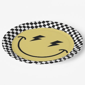 One Happy Dude | Boys Rad Kids 1st Birthday Paper Plates | Zazzle