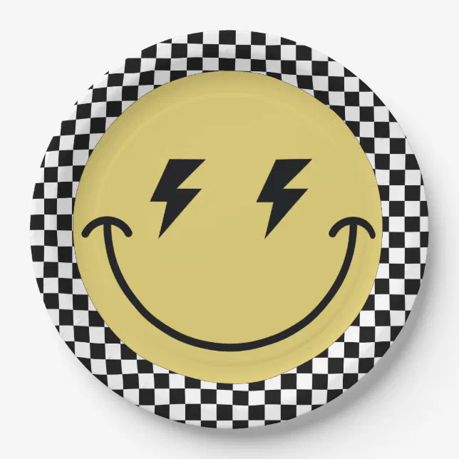 One Happy Dude | Boys Rad Kids 1st Birthday Paper Plates | Zazzle