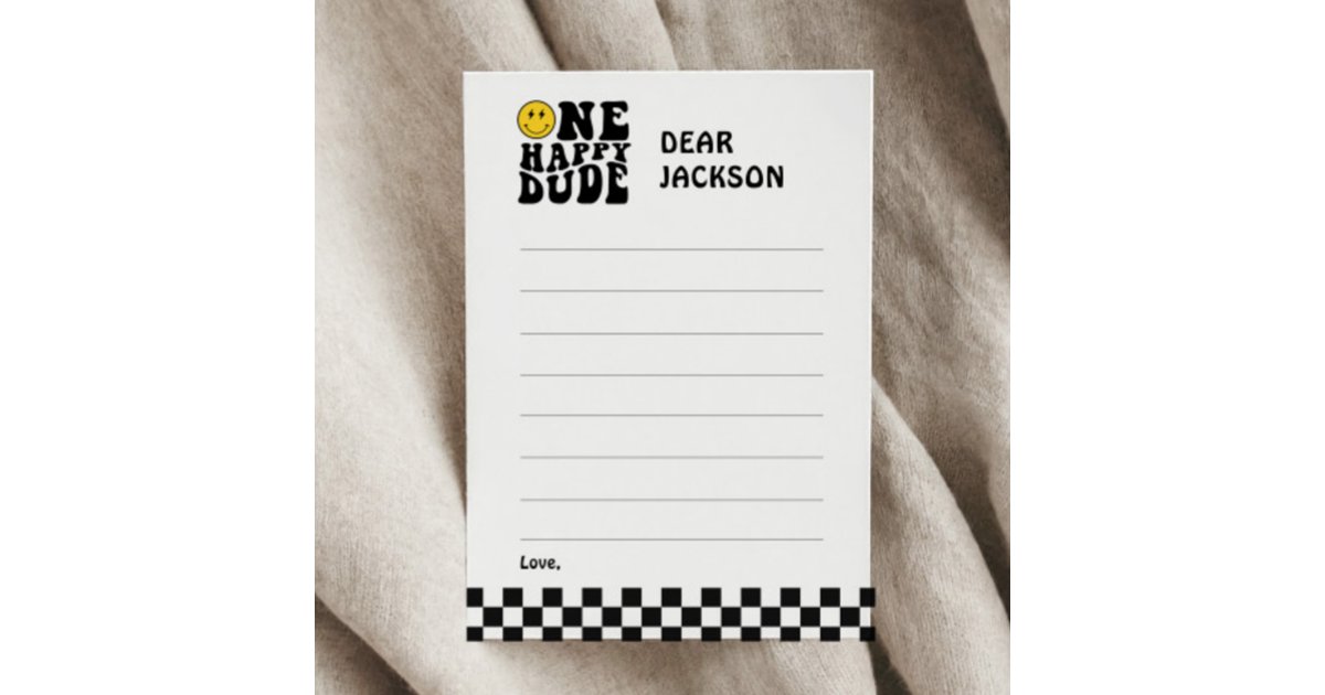 One Happy Dude Time Capsule Cards | Zazzle