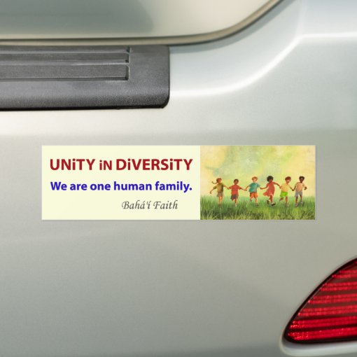 One Human Family Bumper Sticker | Zazzle
