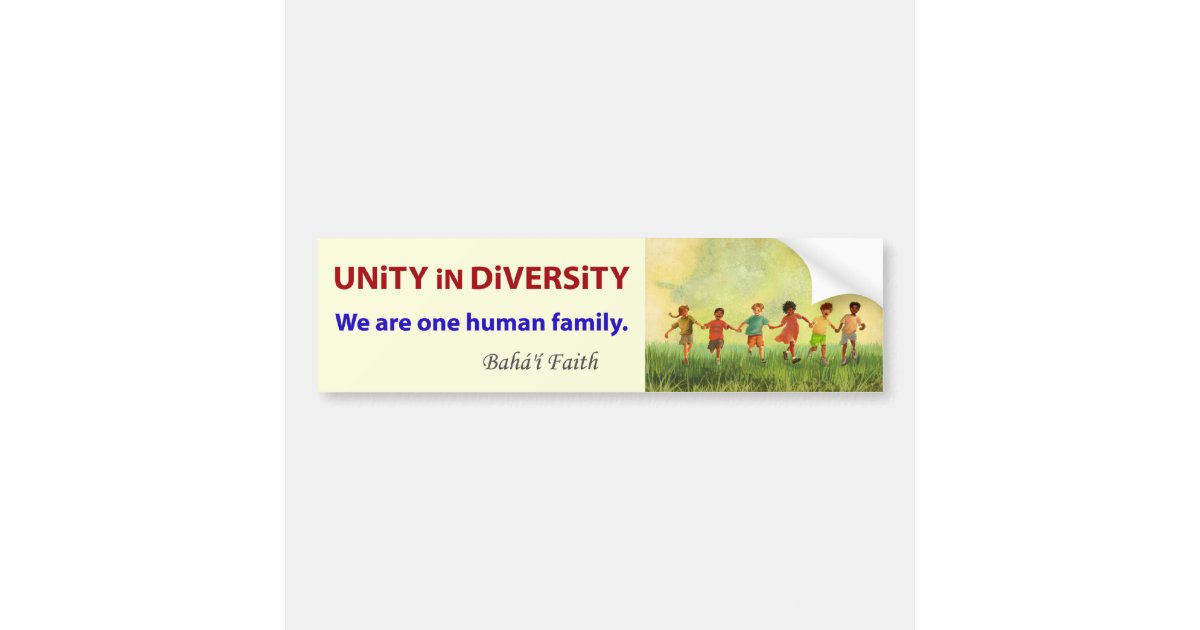 One Human Family Bumper Sticker | Zazzle