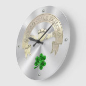 One Hundred Thousand Welcomes Large Clock | Zazzle