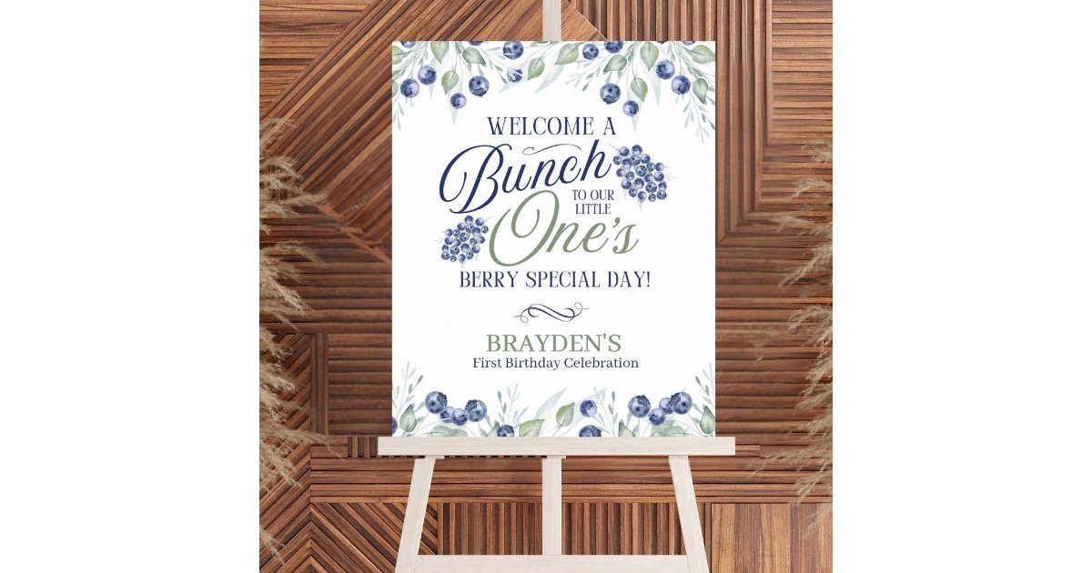 One In A Bunch Welcome Sign | Zazzle