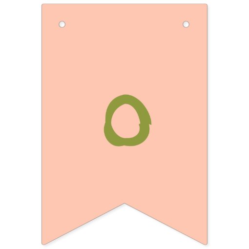 One in a melon 1st Birthday Watermelon Cute Sweet Bunting Flags | Zazzle