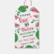 One In A Melon Birthday Favor Tag | Zazzle