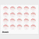 One In A Melon Birthday Favor Tag, Watermelon Classic Round Sticker ...