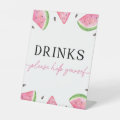 One In A Melon Sign Watermelon Drinks Sign | Zazzle
