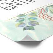 One Kind Word Can Change Someones Entire Day Green Poster | Zazzle