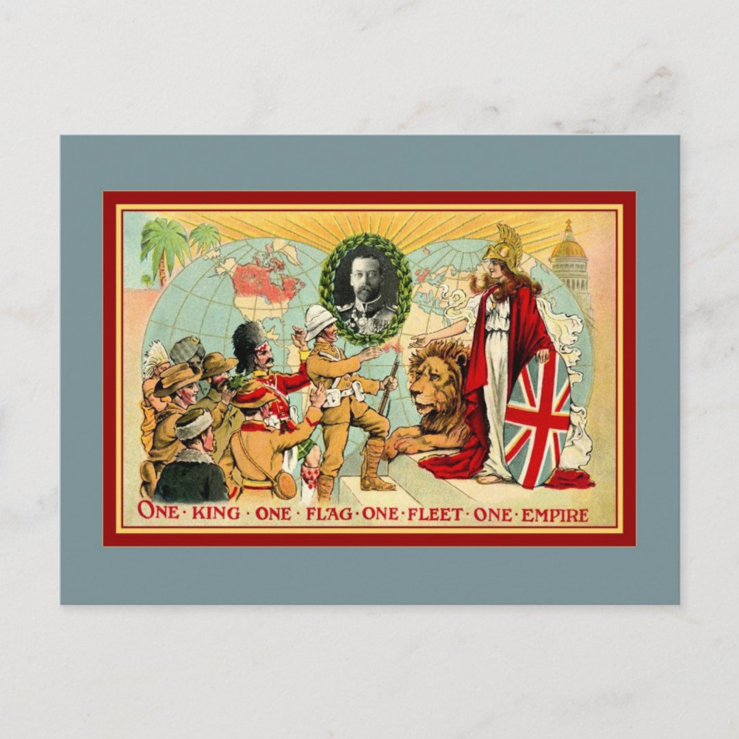 One king, one flag, one fleet, one empire postcard | Zazzle