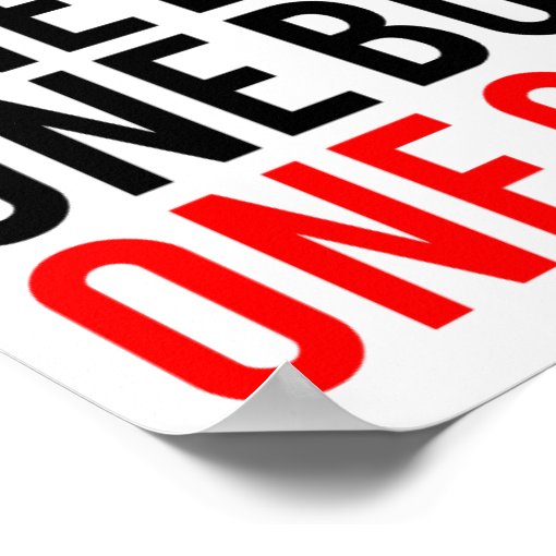 One Life One Body One Chance Poster | Zazzle