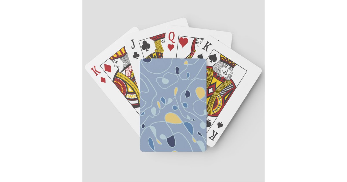 One Line Pattern Line Art Classic Playing Cards | Zazzle.com