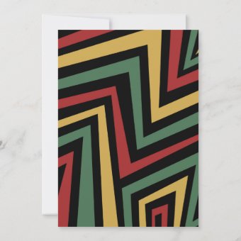 One Love First Reggae Birthday Invitation | Zazzle