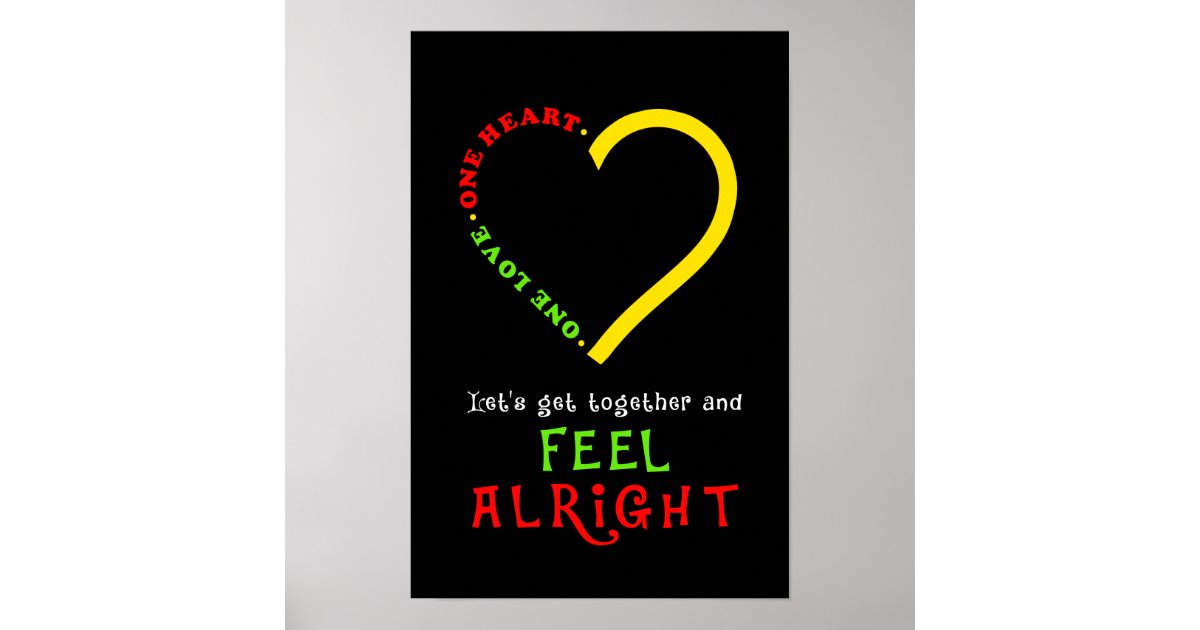 One Love Poster | Zazzle