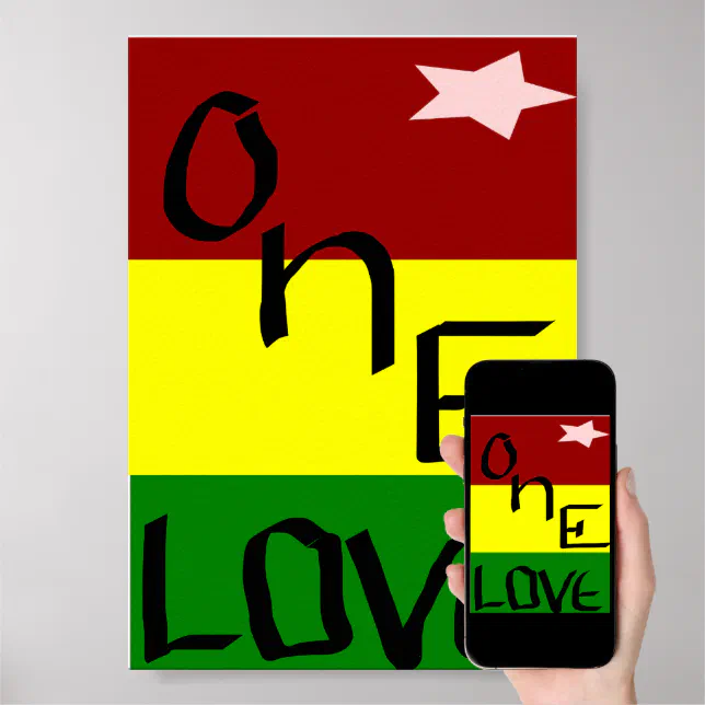 One Love Poster | Zazzle