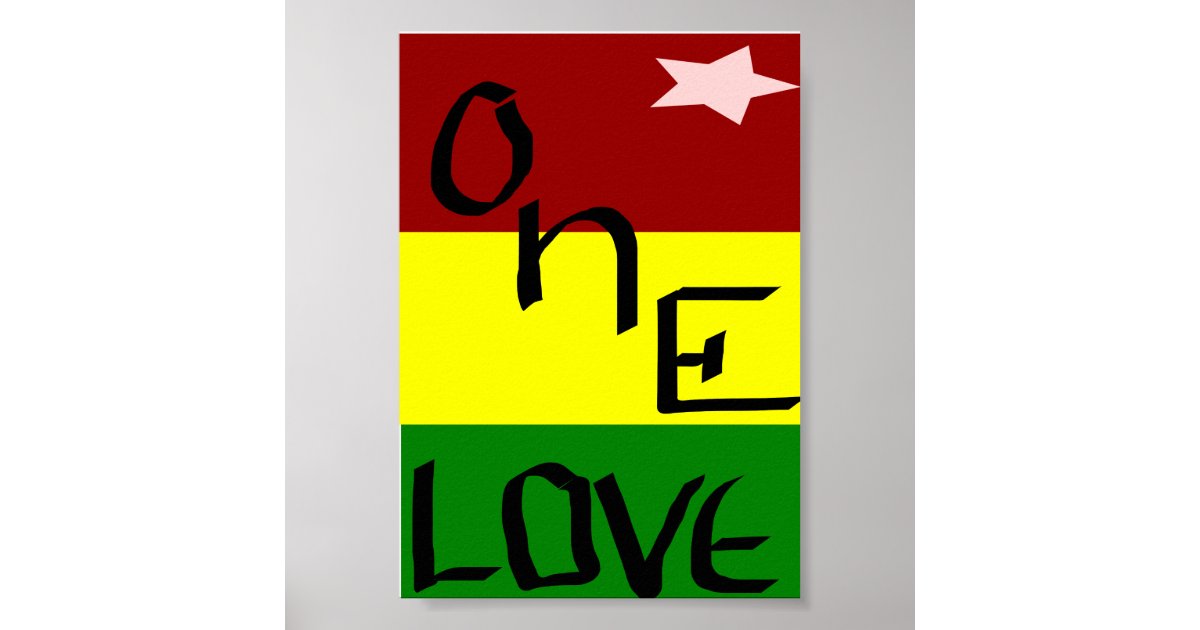 One Love Poster | Zazzle