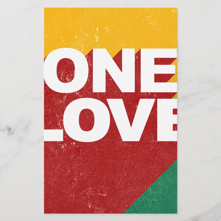 One Love Poster | Zazzle.com