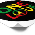 One Love, Reggae design Poster | Zazzle
