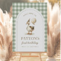 One Lucky Duck Welcome Sign Poster | Zazzle
