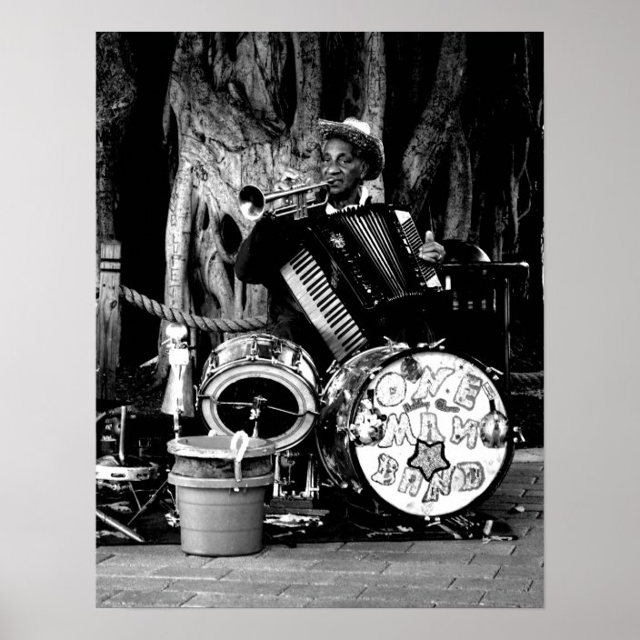 One Man Band Poster | Zazzle.com