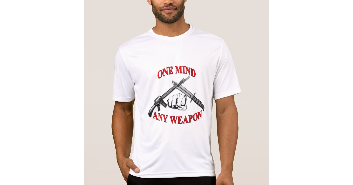 One Mind Any Weapon MCMAP T-Shirt | Zazzle