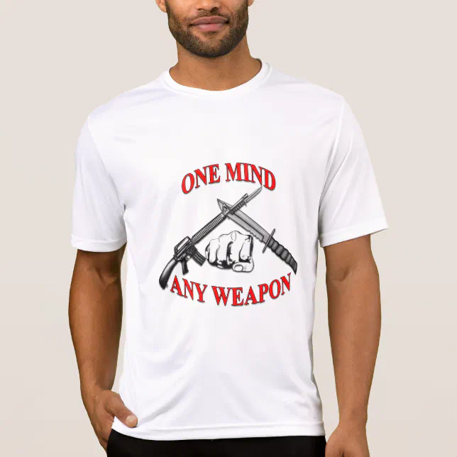 One Mind Any Weapon MCMAP T-Shirt | Zazzle