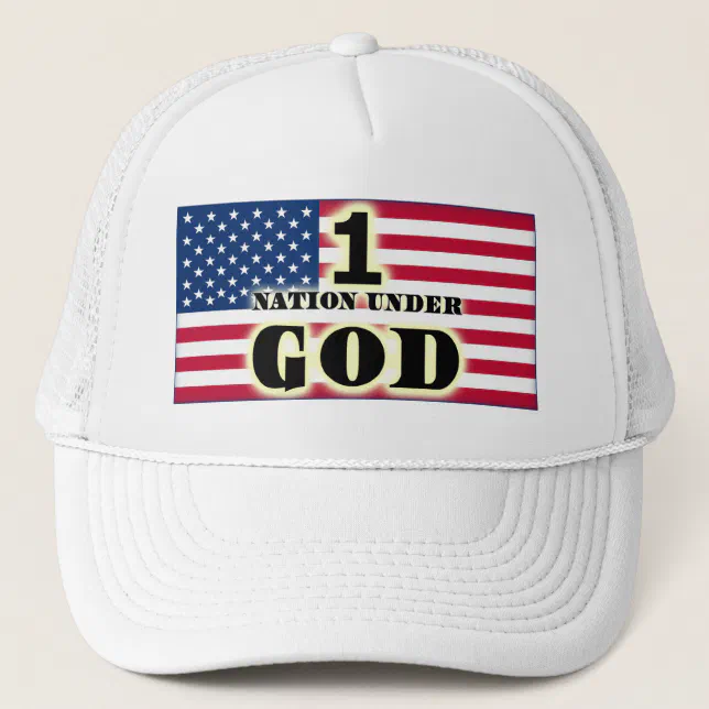 One Nation Under God Ball cap | Zazzle