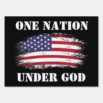 One Nation Under God Sign | Zazzle