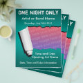 One Night Only Music Flyer | Zazzle