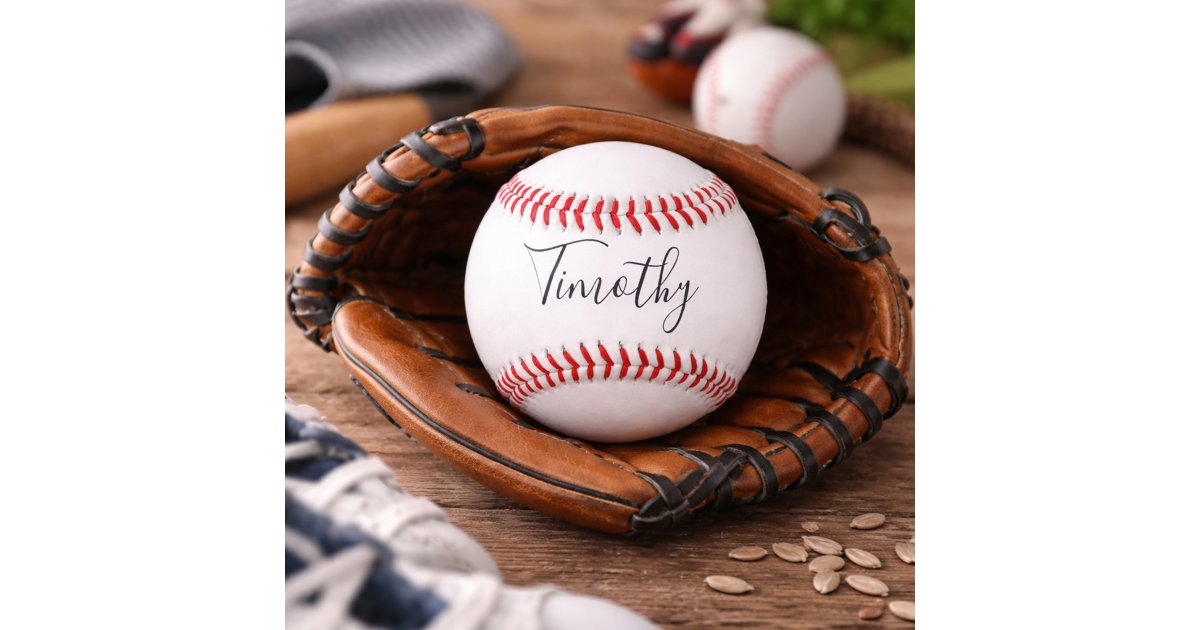 One of a kind keepsake baseball | Zazzle