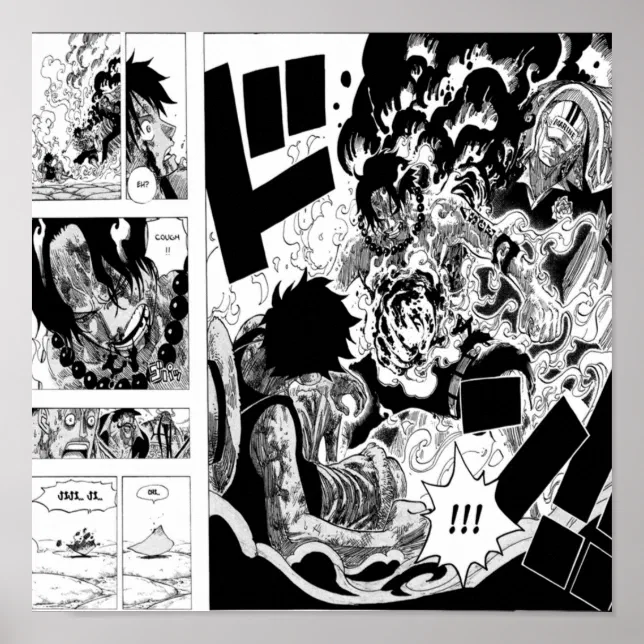 one piece ace poster | Zazzle