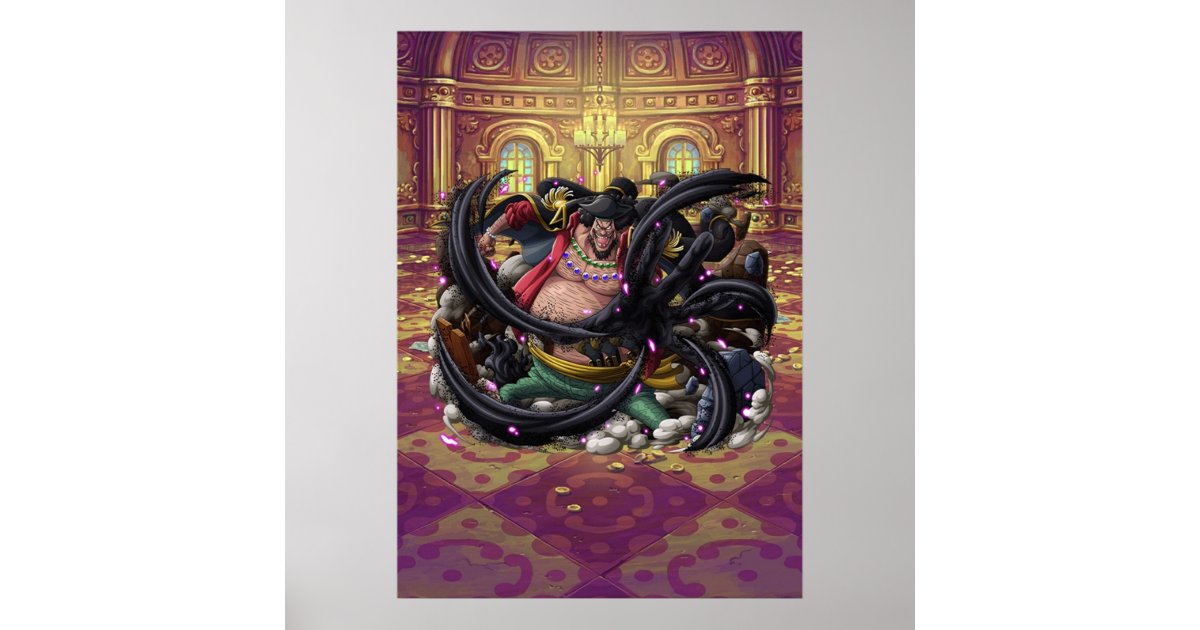 One Piece Blackbeard Poster | Zazzle