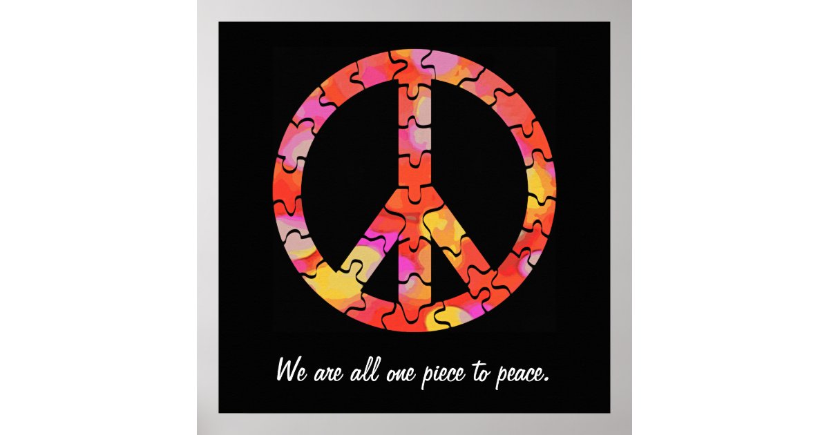 One Piece To Peace Poster | Zazzle