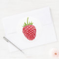 One raspberry classic round sticker | Zazzle