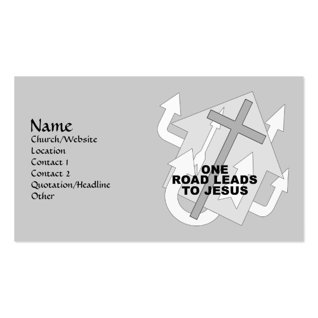 One Road Business Card Templates