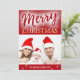 One Single Photo Christmas Holidays Greeting Card | Zazzle
