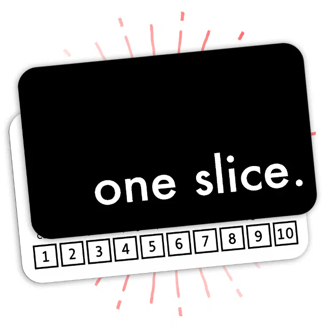 one slice. pizza coupon | Zazzle