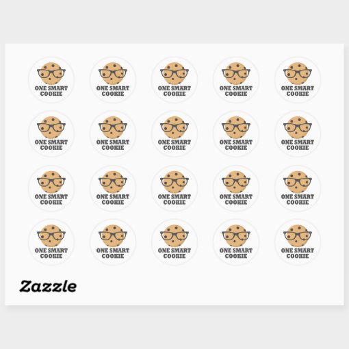 One Smart Cookie Classic Round Sticker | Zazzle