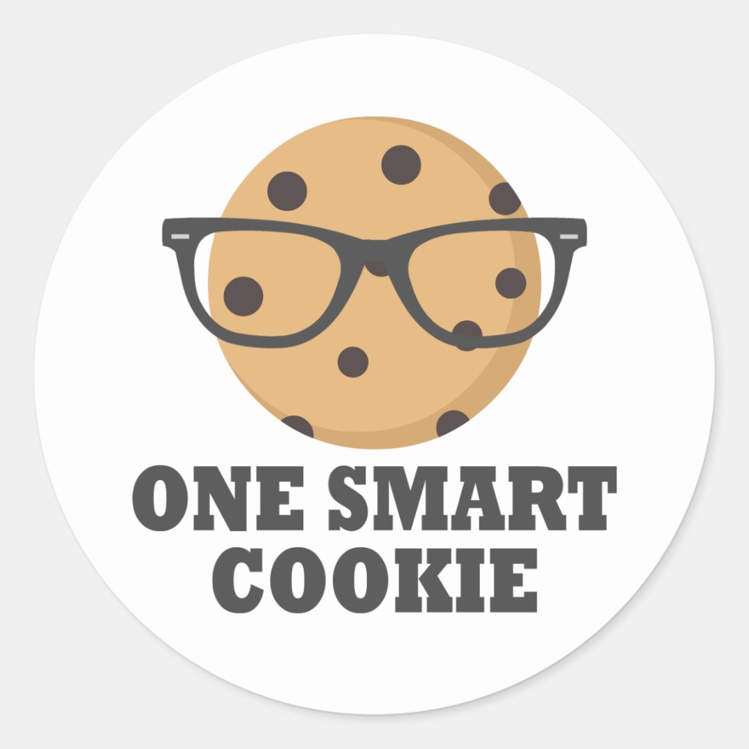 One Smart Cookie Classic Round Sticker | Zazzle