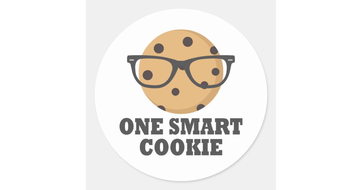 One Smart Cookie Classic Round Sticker | Zazzle
