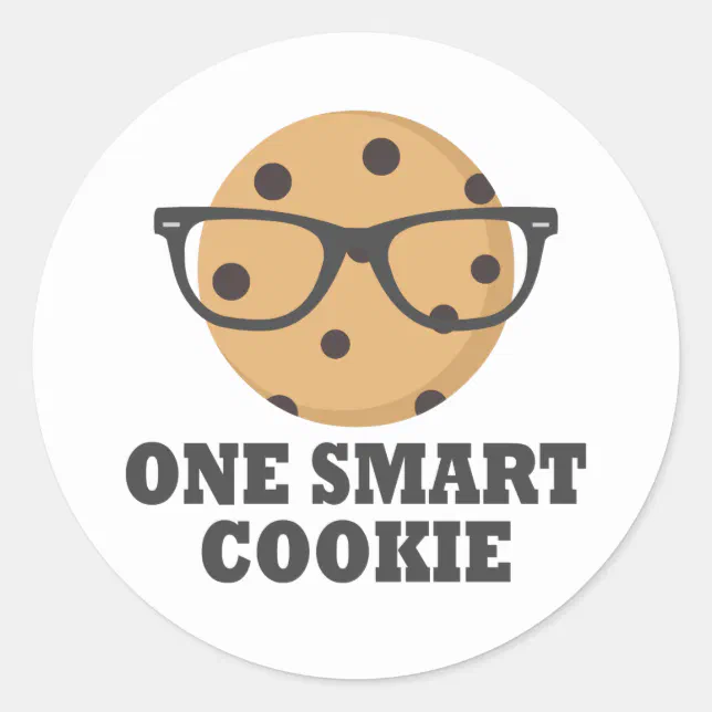 One Smart Cookie Classic Round Sticker | Zazzle