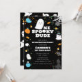 One Spooky Dude Birthday Invitation | Zazzle