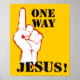 One Way: Jesus! Poster | Zazzle