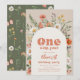 One Wild Year Birthday Invitation | Zazzle
