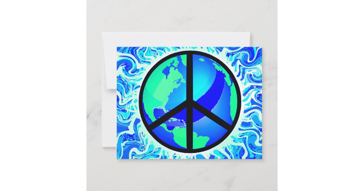 One World Peace Sign | Zazzle