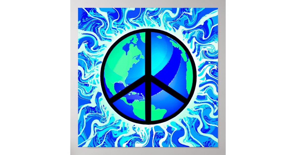 One World Peace Sign | Zazzle