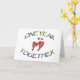 ONE YEAR TOGETHER CARD | Zazzle