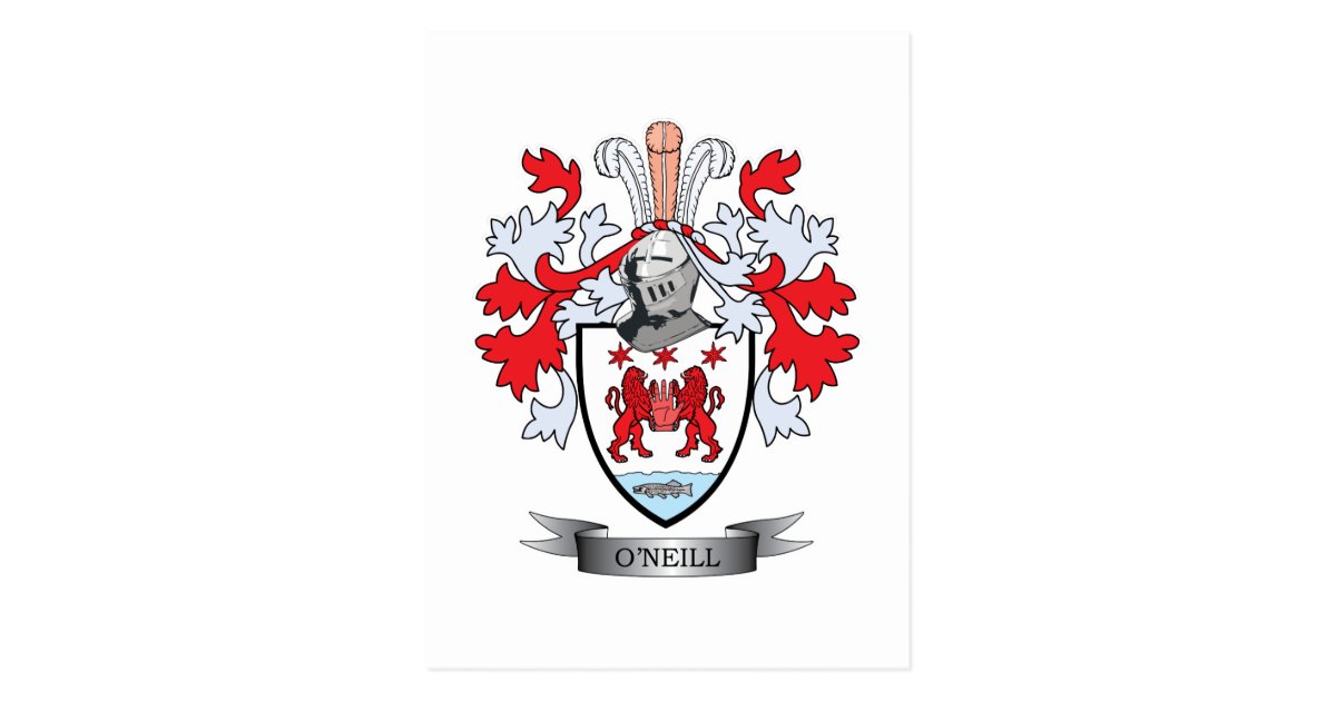 O'Neill Coat of Arms Postcard | Zazzle.com